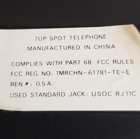 7up | Other | Vintage 7up Spot Telephone | Poshmark
